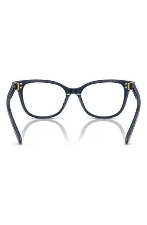 Tory Burch 51mm Square Eyeglasses - Navy