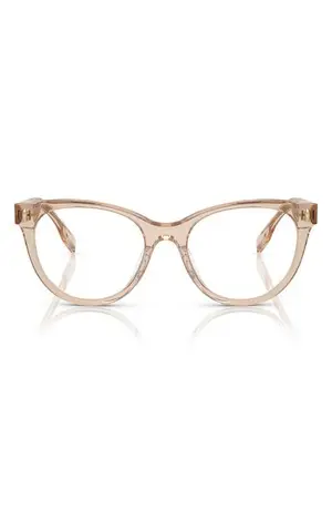 Tory Burch 52mm Phantos Optical Glasses - Transparent
