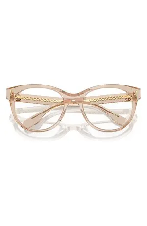 Tory Burch 52mm Phantos Optical Glasses - Transparent