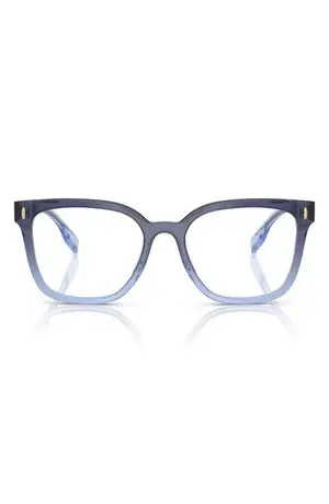 Tory Burch 55mm Square Eyeglasses - Dark Blue