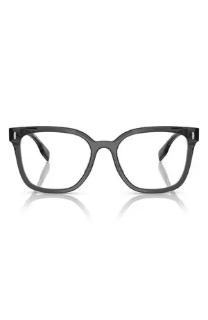 Tory Burch 55mm Square Eyeglasses - Shiny Black