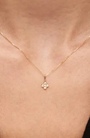 ANA LUISA Solid Flower Charm Necklace