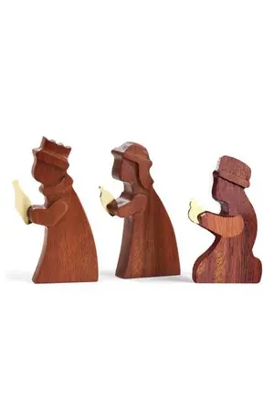 NAMBE Nativity 3-piece Wood Wise Set