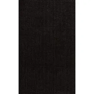 JONATHAN Y Pata Hand Woven Chunky Jute Area Rug - Black