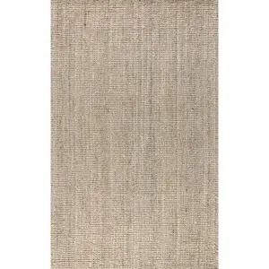 JONATHAN Y Pata Hand Woven Chunky Jute Area Rug - Light Ivory