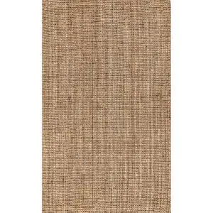 JONATHAN Y Pata Hand Woven Chunky Jute Area Rug - Natural