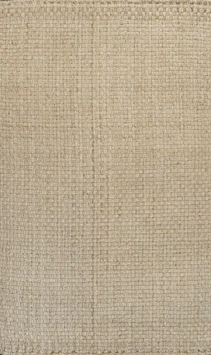 JONATHAN Y Estera Hand Woven Boucle Chunky Jute Area Rug - Ivory