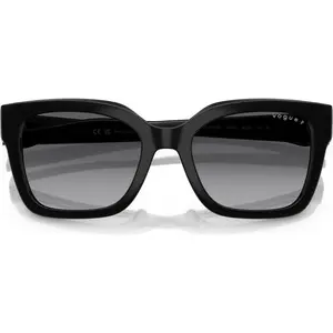 VOGUE 54mm Polarized Square Sunglasses - Black Polarized