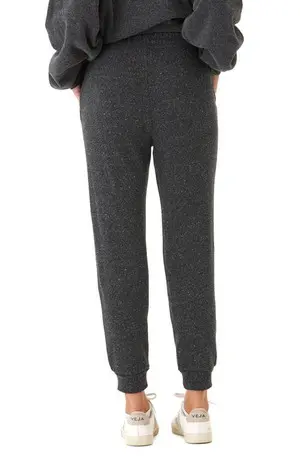 THREADS 4 THOUGHT Rowena Fleece Joggers - Heather Black