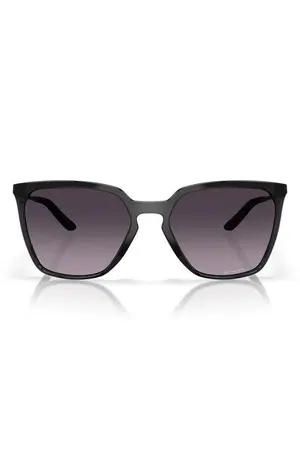 Oakley Sielo 57mm Gradient Prizm™ Square Sunglasses - Black/grey Gradient