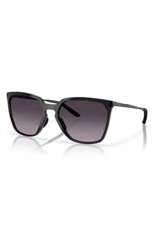 Oakley Sielo 57mm Gradient Prizm™ Square Sunglasses - Black/grey Gradient