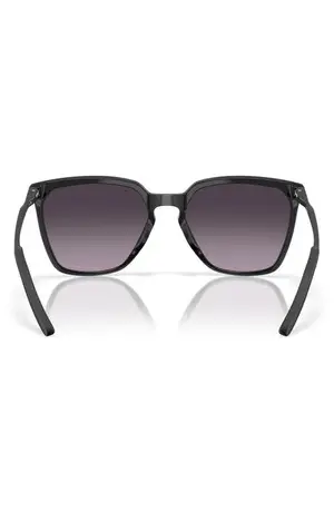 Oakley Sielo 57mm Gradient Prizm™ Square Sunglasses - Black/grey Gradient