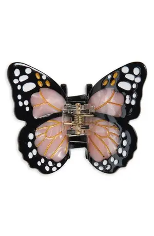 SOLAR ECLIPSE Mini Monarch Hair Claw Clip - Pink