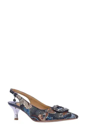 J. Reneé Laverne Pointed Toe Slingback Pumps