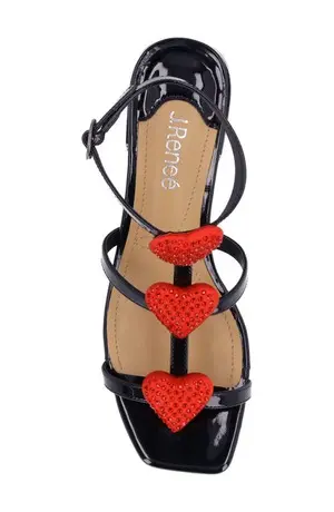 J. Reneé Heartly Strappy Sandals
