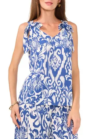 Vince Camuto V-neck Sleeveless Top