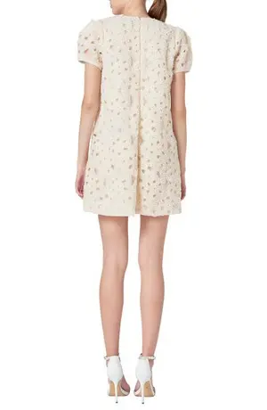 Endless Rose Faux Pearl And Floral Tulle Dress