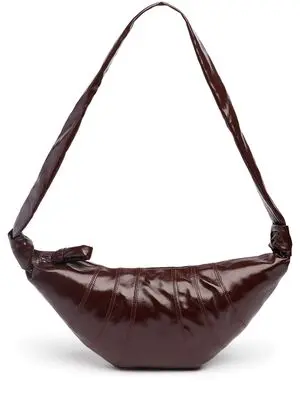 LEMAIRE LEMAIRE Coated Cotton Bag Chocolate Fonda