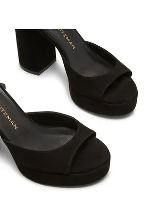 STUART WEITZMAN Dayna Ii Platform Sandal - Black