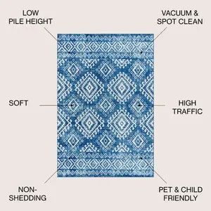 JONATHAN Y Moroccan Hype Boho Vintage Area Rug
