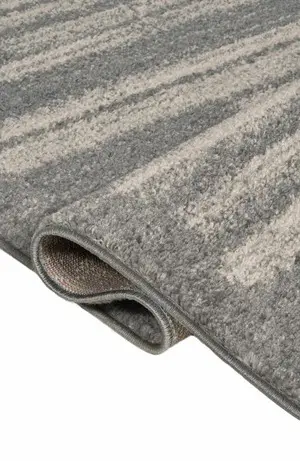 JONATHAN Y Khalil Modern Berber Stripe Area Rug - Gray/cream