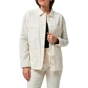 Travis Mathew Friday Feeling Shacket - Eggnog