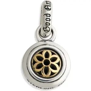 Good Art Hlywd Two-tone Lotus Pendant - Silver/ Gold