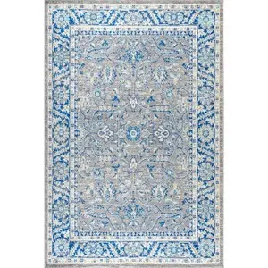 JONATHAN Y Modern Persian Boho Vintage Area Rug - Gray/navy