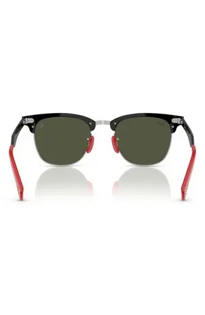 Ray-ban X Scuderia Ferrari Clubmaster Sunglasses - Green