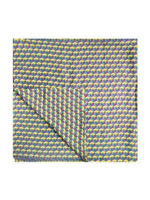 La DoubleJ Medium Tablecloth - Cubo Giallo/fuxsia