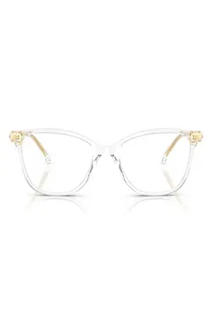 SWAROVSKI 52mm Square Eyeglasses - Crystal