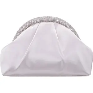 Nina Jane Frame Clutch - Ivory