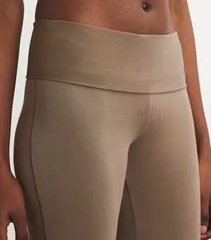 SKIMS Cotton-blend Fold-over Trousers