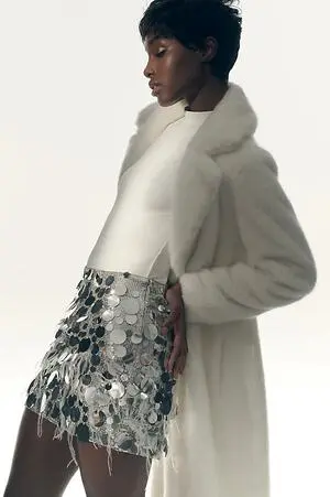 UNREAL FUR Faux Fur Long Coat