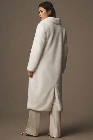 UNREAL FUR Faux Fur Long Coat