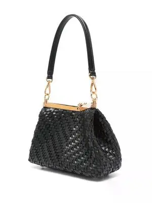 Etro Small Woven Vela Bag - Black