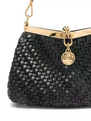 Etro Small Woven Vela Bag - Black
