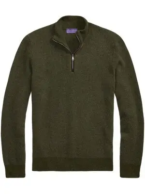 Ralph Lauren Purple Label Half-zip Sweater