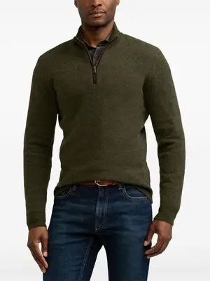 Ralph Lauren Purple Label Half-zip Sweater
