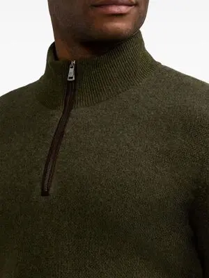 Ralph Lauren Purple Label Half-zip Sweater