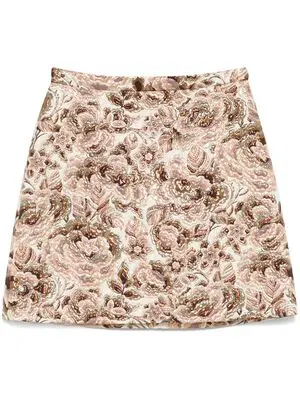 Valentino Garavani Après L'hiver Mini Skirt - Neutrals