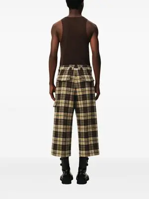AMI Paris Checked Trousers