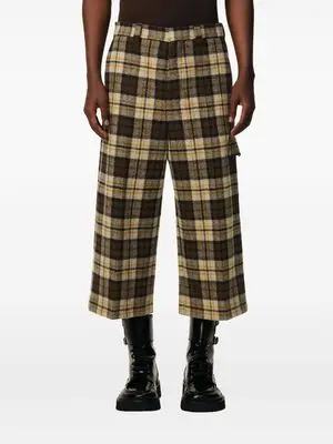 AMI Paris Checked Trousers