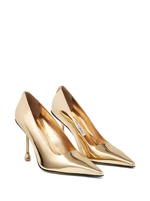 JIMMY CHOO Ixia 95 Pumps - Gold