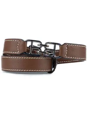 Bally Logo-buckle Belt - Brown
