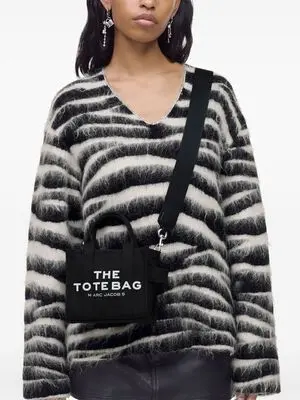 Marc Jacobs The Tote Bag Canvas Crossbody Bag - Black