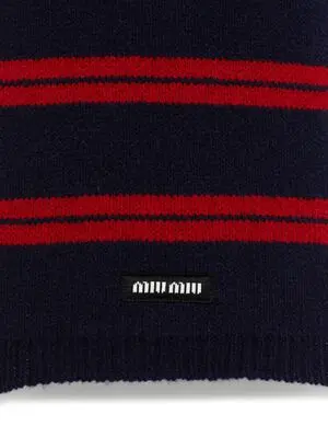 Miu Miu Striped Scarf