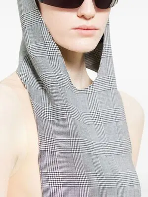 COURREGES Illusion Hooded Bodysuit - Grey