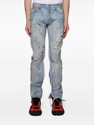 RRR123 Painted Denim Jeans