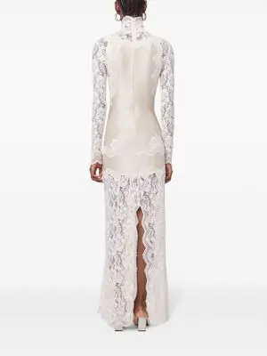Rabanne Lace Jersey Maxi Dress
